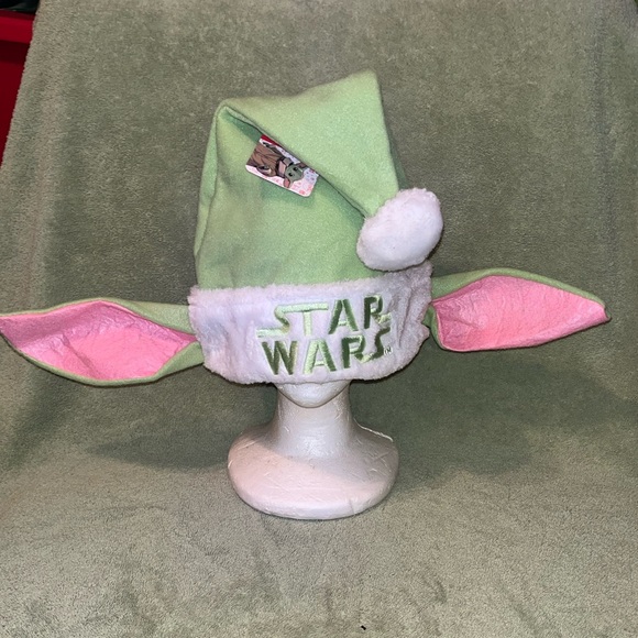 Star Wars | Accessories | Star Wars Mandalorian Grocu Hat Yoda Santa ...